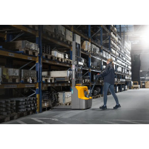 Electric Pedestrian Stacker | High-Lift Stacker | Maintenance free ...